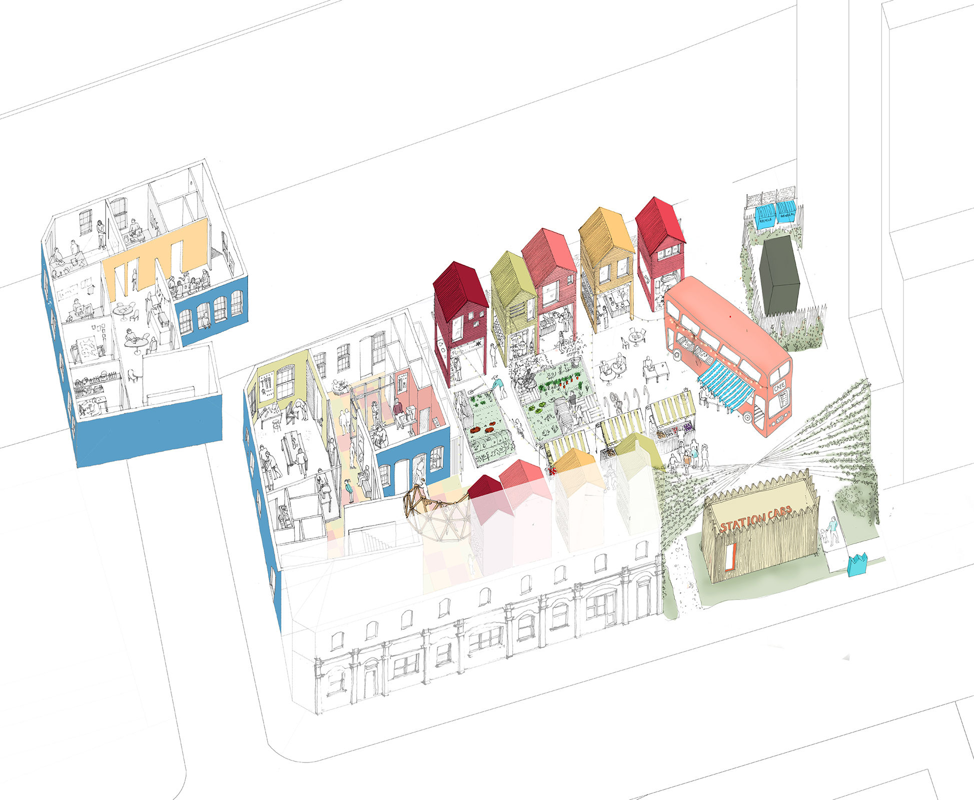 Blue House Yard – Jan Kattein Architects | Architecture, planning ...